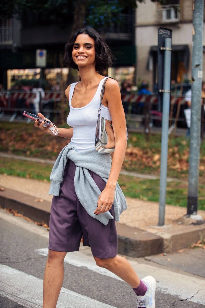 Street Style at Milan Fashion Week Spring 2022 - Minimalist Street ...