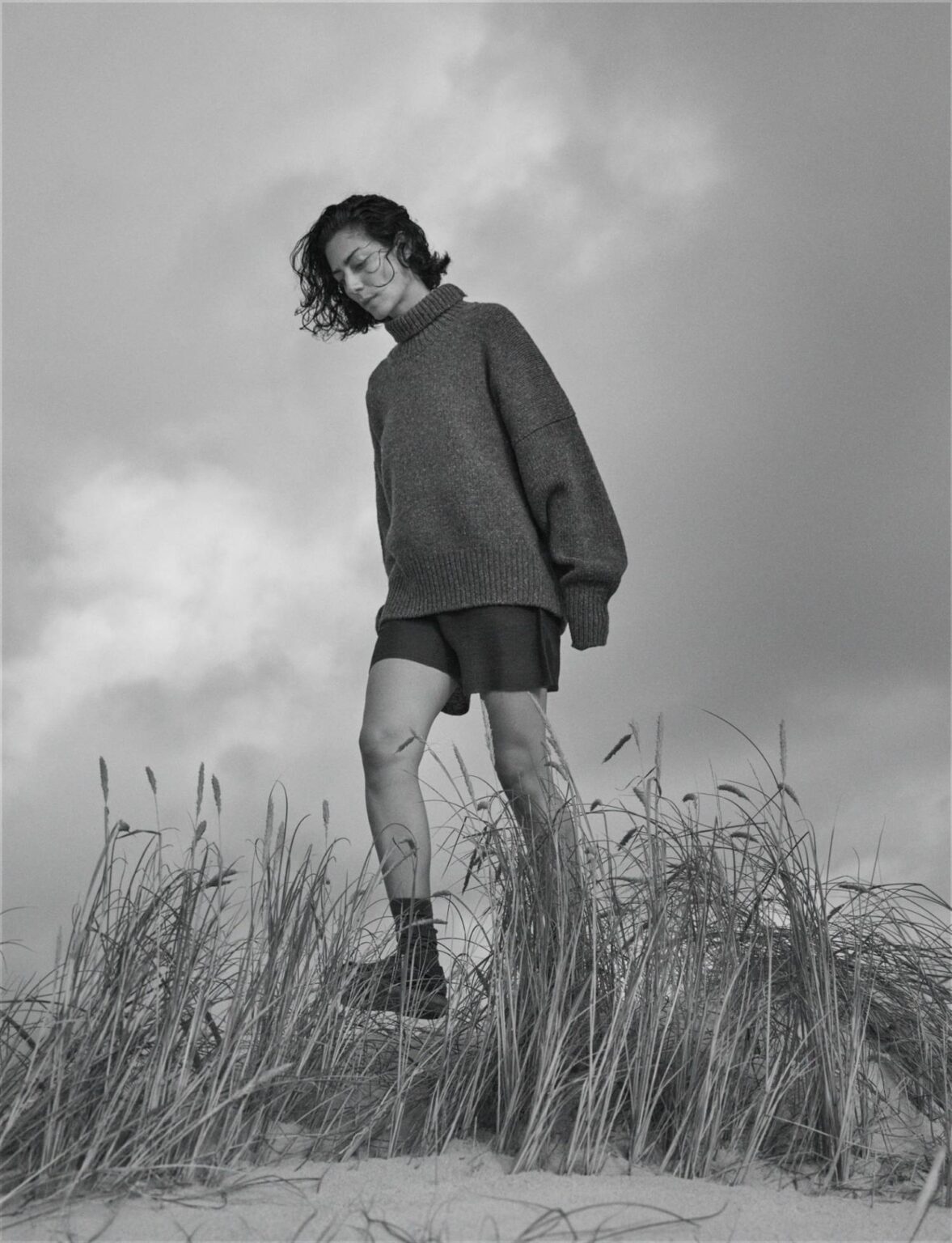 Conie Vallese by Josh Olins for babaa Knitwear 2022 Ad Campaign ...