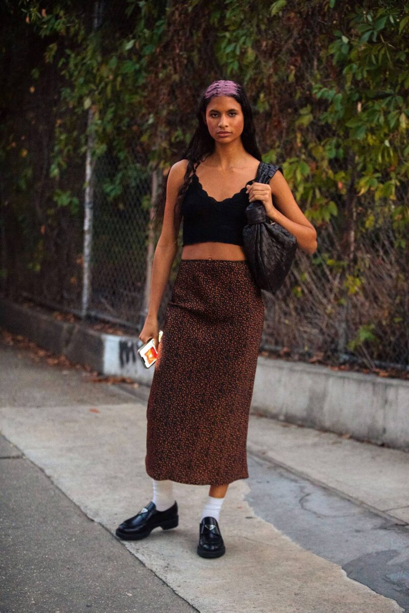 Model Street Style at New York Fashion Week Spring-Summer 2023 ...