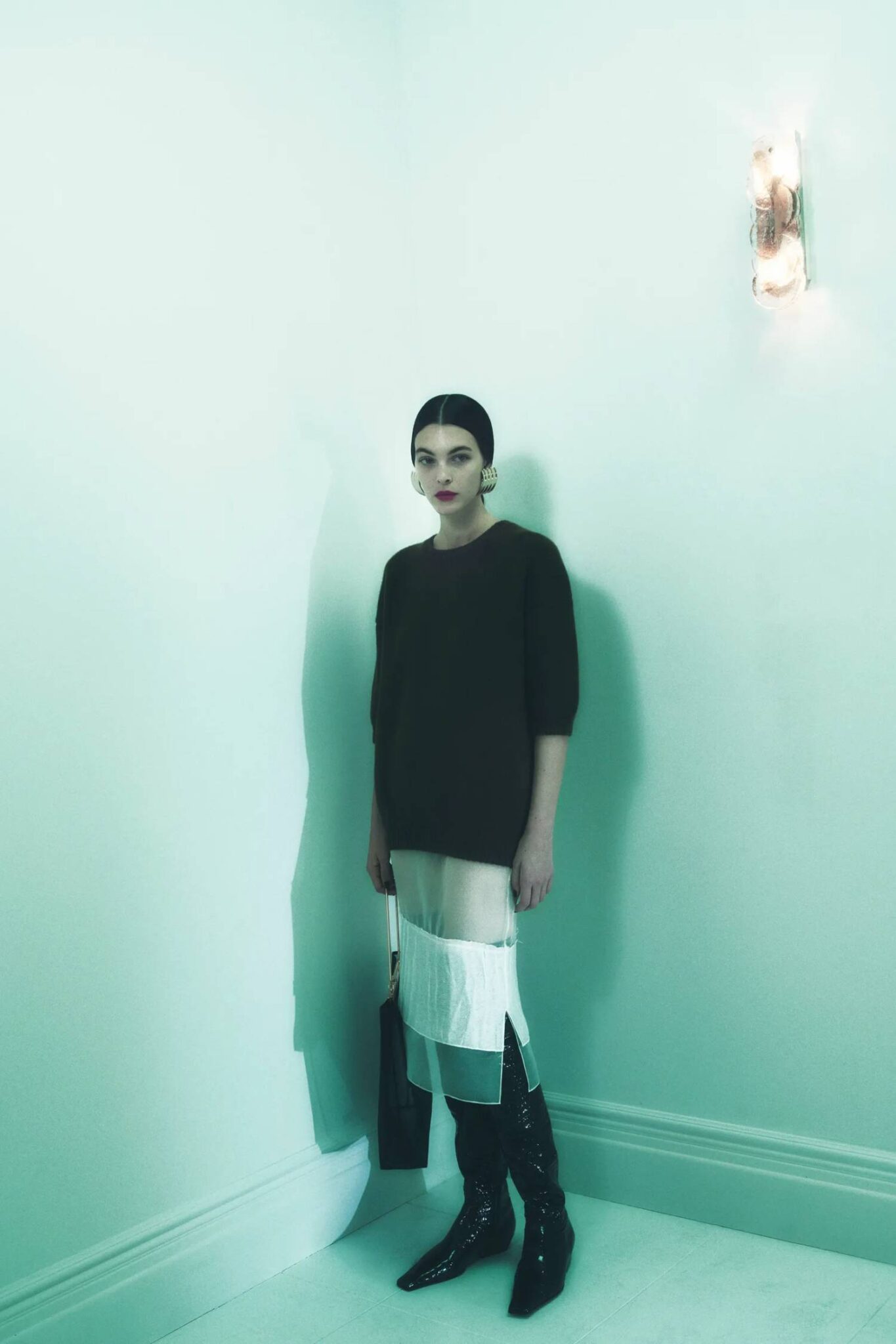 Vittoria Ceretti by Hanna Tveite for Khaite Pre-Fall 2023 - Lookbooks ...
