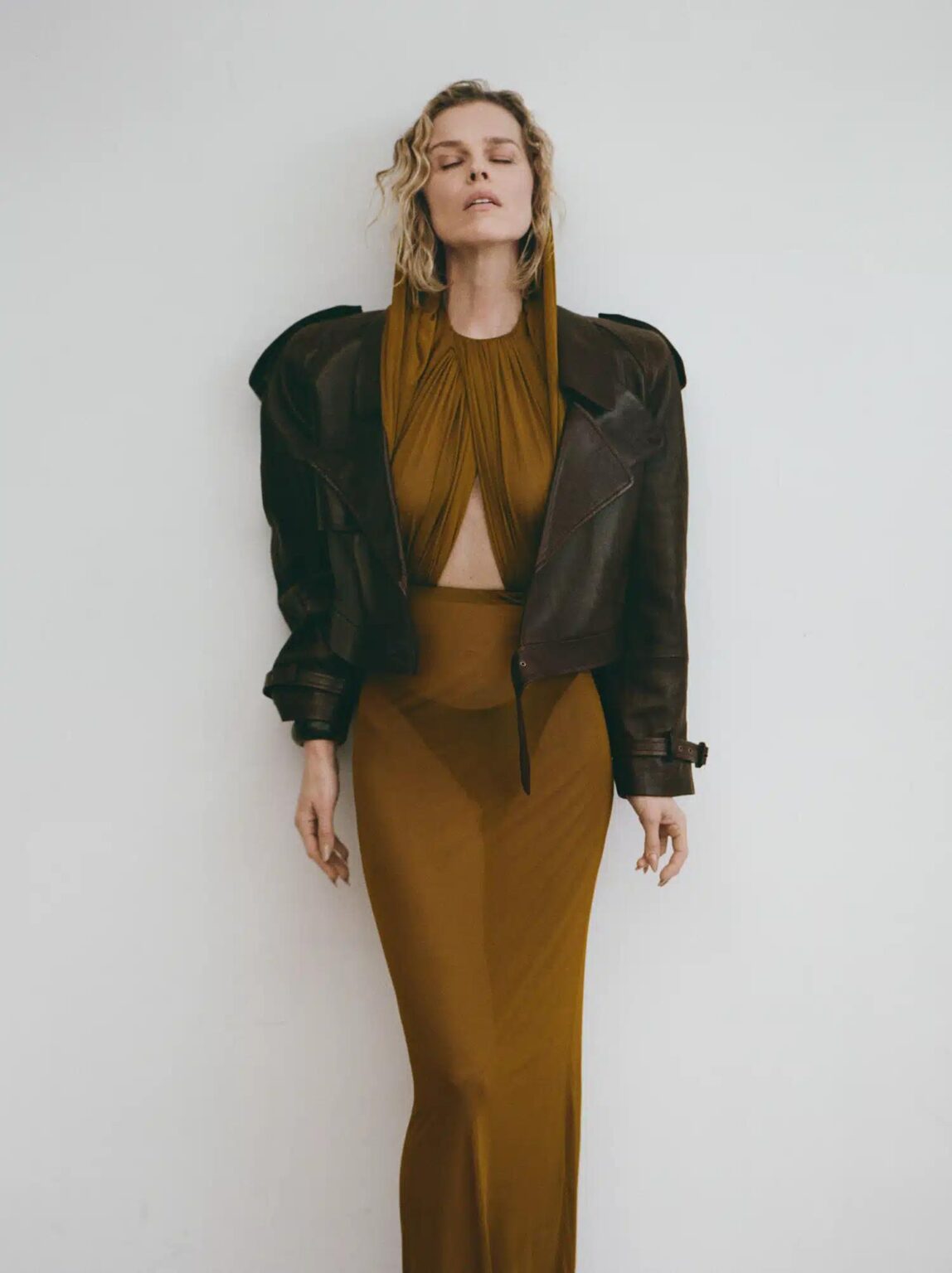 Eva Herzigova in Saint Laurent by Pablo Saez for Puss Puss Magazine ...