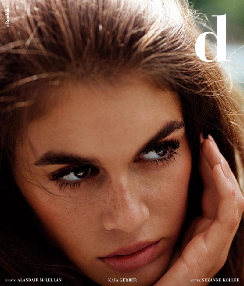 American Beauty: Kaia Gerber by Alasdair McLellan for D Repubblica September 2023 - Fashion ...