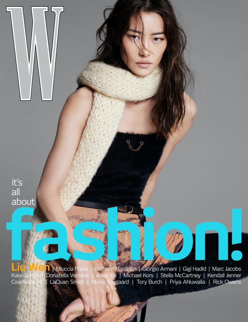 Liu Wen by Mert Alas for W Magazine Fall 2023 - Fashion Editorials ...