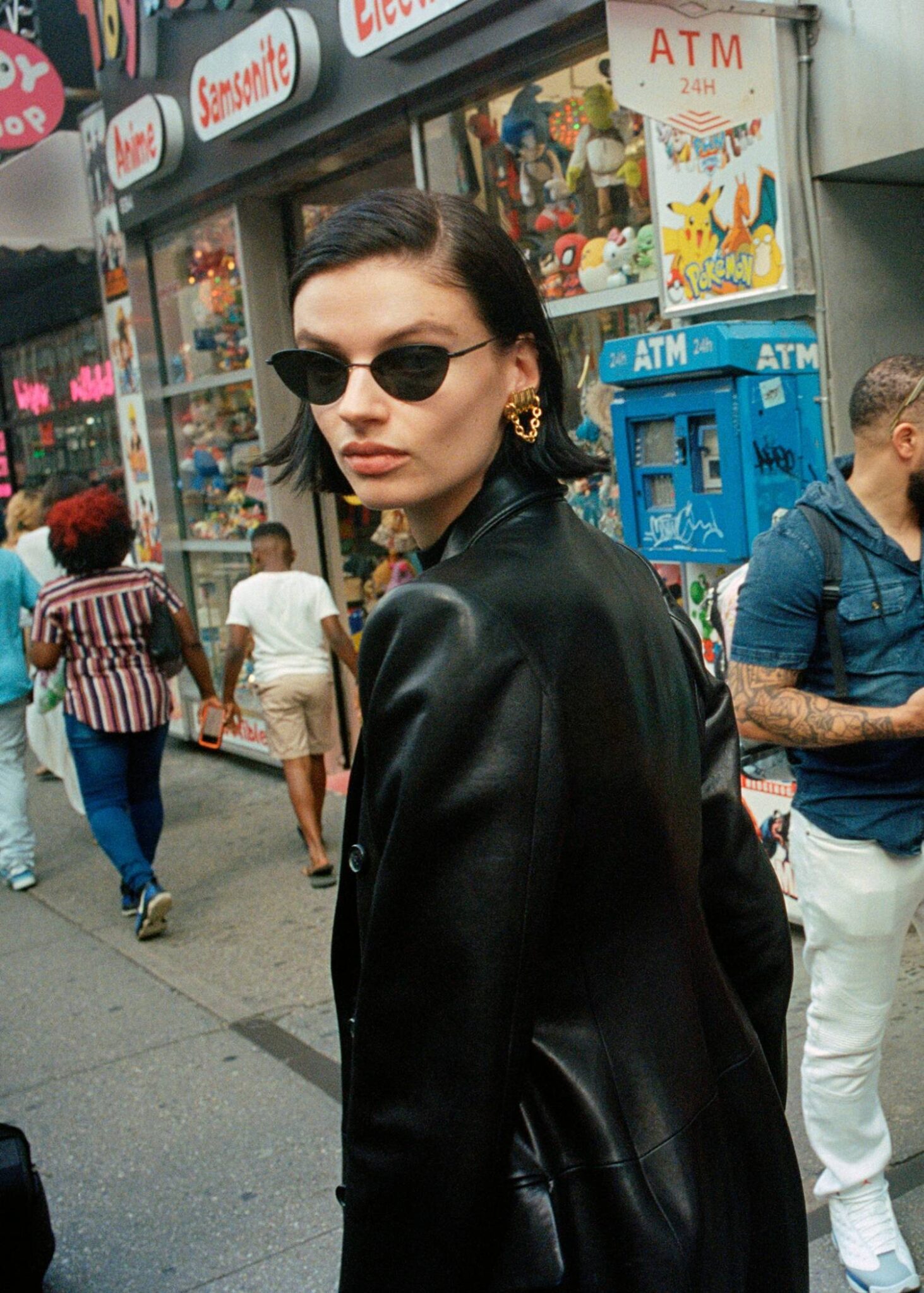 Mila van Eeten by Daniel Arnold for Khaite x Oliver Peoples Fall-Winter ...