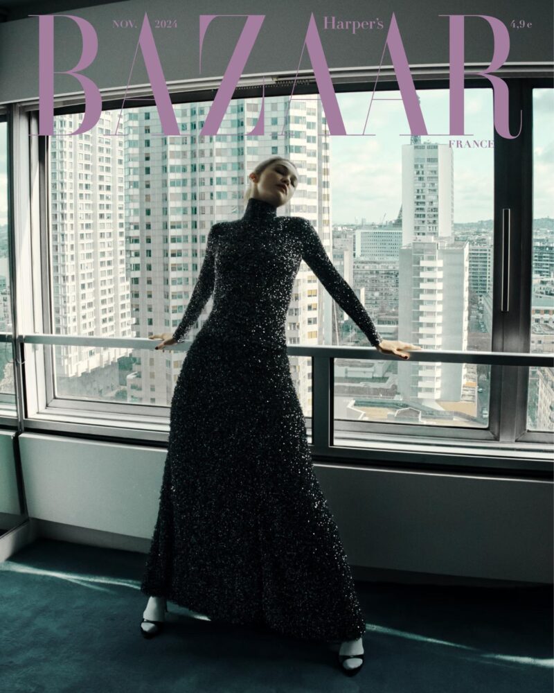 Gigi Hadid by Robin Galiegue for Harper's Bazaar France November 2024 ...